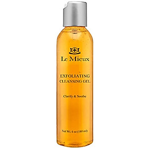 Le Mieux Exfoliating Cleansing Gel - Deep Pore Lactic & Salicylic Acid Face Wash with Hyaluronic Acid & Aloe, Ideal for Oily or Blemish-Prone Skin, No Parabens or Sulfates (6 oz / 180 ml)