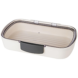 Prepworks Deli ProKeeper Air Tight Silicone Sealed Food Storage Container with Clear Dry Erase Compatible Lid, 11.75 Inches Long