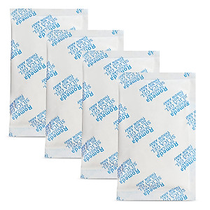 45 Pcs 5 Gram Silica Gel Packs, Transparent Desiccant, Desiccant Packets for Storage, Moisture Packs for Spices Jewelry Shoes Boxes Electronics Storage, Food Safe