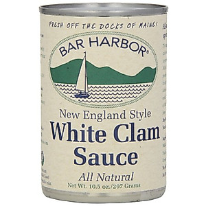 Bar Harbor White Clam Sauce, 10.5 oz. (Pack of 6)
