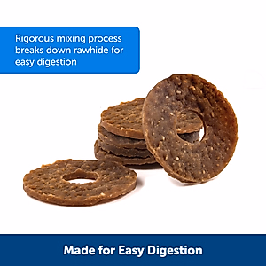 PetSafe Treat Rings for Busy Buddy Dog Toys - Easy to Digest - Interactive Toy Refills for Aggressive Chewers & Anxiety - 16 Rings - Size B - Original & Busy Buddy Jack Medium