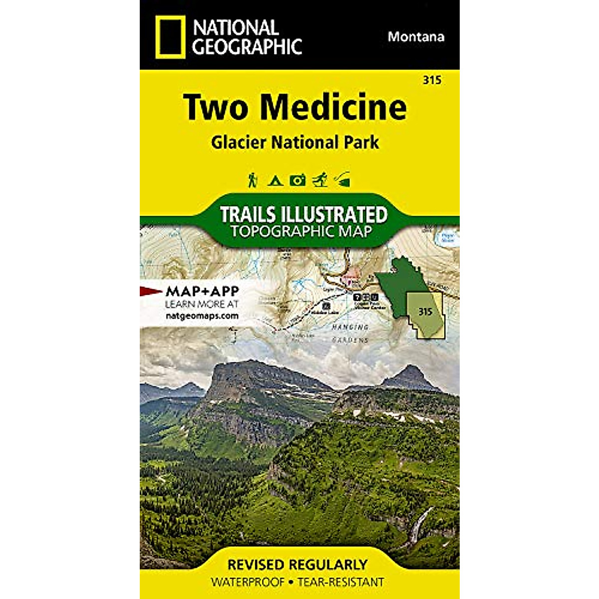 Two Medicine - Glacier National Park Trails Illustrated Map # 315 (National Geographic Maps: Trails Illustrated)