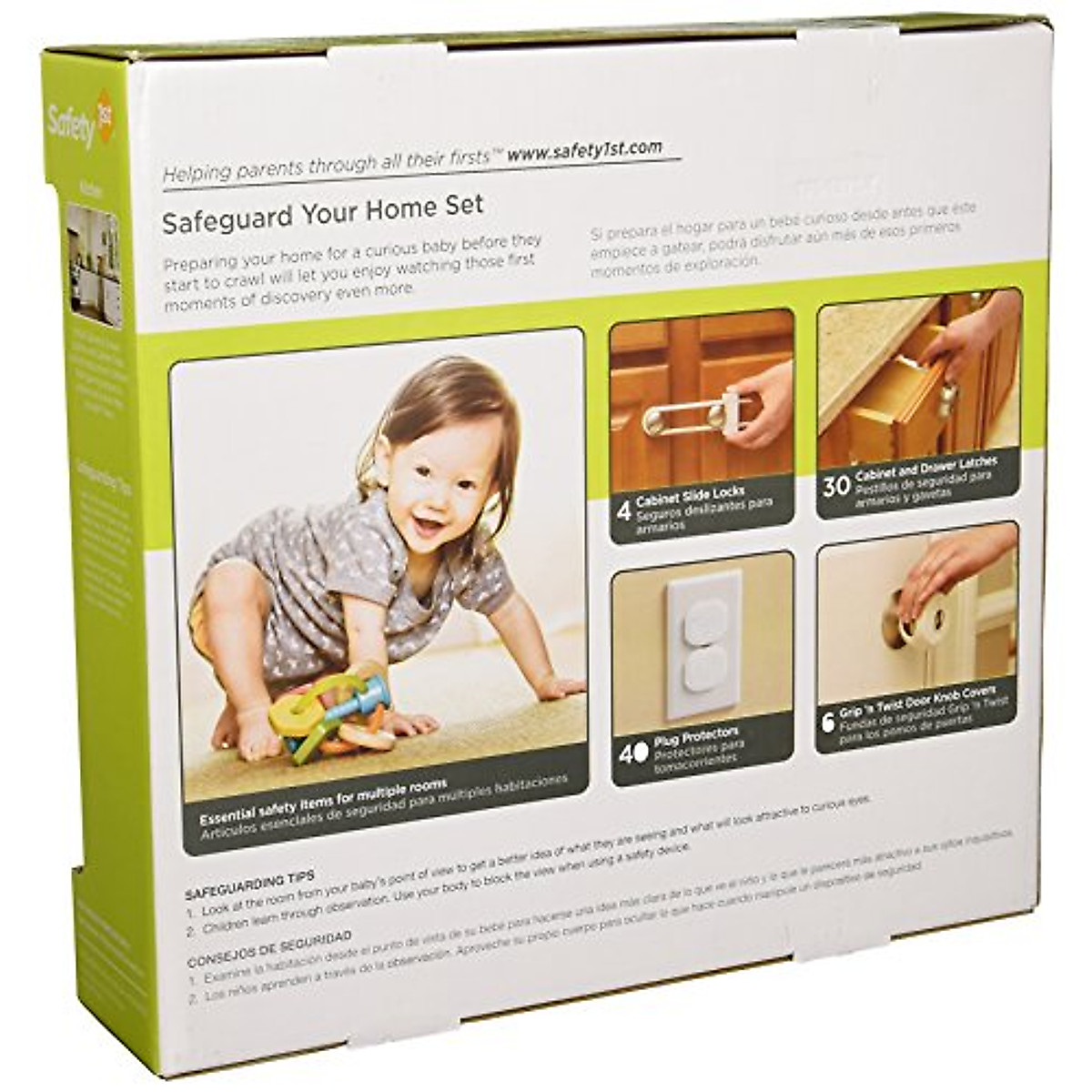 Safety 1st Home Safeguarding and Childproofing Set (80 Pcs), White