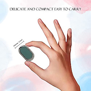 [2 Packs] Diamond-Encrusted Baked Enamel Glitter Bling Bling Phone Ring Holder, Sparkle Phone Ring Grip Artificial Diamond Stand,Rhinestone Cell Finger Ring for Phones,Pad