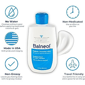 Balneol Hygienic Cleansing Lotion, 3oz Bottle (pack of 2)