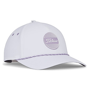 Titleist Women's Standard Boardwalk Rope Golf Hat, White/Lavender, One Size