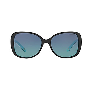Tiffany & Co. TF4121B Sunglasses Black Blue w/Blue Gradient Lens 55mm 80559S TF4121-B Tiffany&Co. TF 4121B TF 4121-B, Large