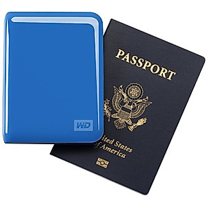 WD My Passport Essential 500 GB USB 3.0/2.0 Portable External Hard Drive (Pacific Blue)