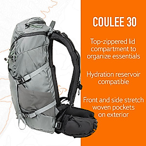 Mystery Ranch Men's Coulee 30 Backpack - Easy Traveling Use, Mineral Gray, L/XL