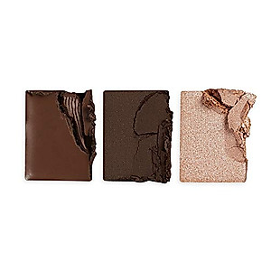 Makeup Revolution Eyebrow Kit, Brow Palette For Sculpting The Perfect Brows, Vegan & Cruelty-Free, Dark, 0.077oz/2.2g