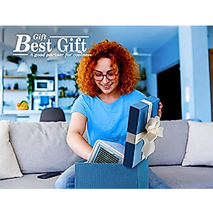 Portable Air Conditioner, 3-IN-Evaporative Air Conditioner in 3 Speed, USB Personal Mini Air Cooler with LED Light for Bedroom, Office, Living Room & More