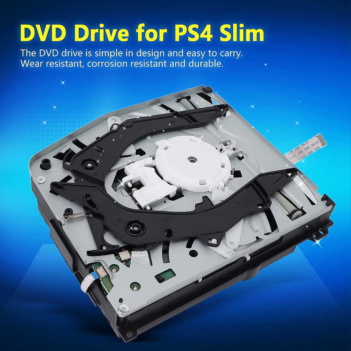 Sanpyl PS4 Slim Optical Drive, Internal Optical Drive Built-in Replacement Ultra Thin Optical Drive -ray DVD Optical Drive Replacement for PS4 Slim Game Console
