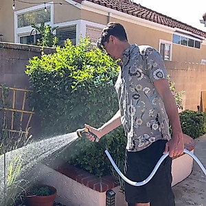 Atlantic Heavy Duty Garden Hose 5/8 Inch x 1 ft Blue, Short Connection Leader Hose (1 Foot)