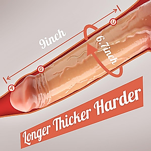 Sex Toys Huge Realistic Dildo - Adult Toys 11.5“ Silicone Giant Thick Dildos with Suction Cup, Women Sex Toys G Spot Long Large Dildo for Vaginal and Anal Play, Lifelike Penis Female Sex Toy