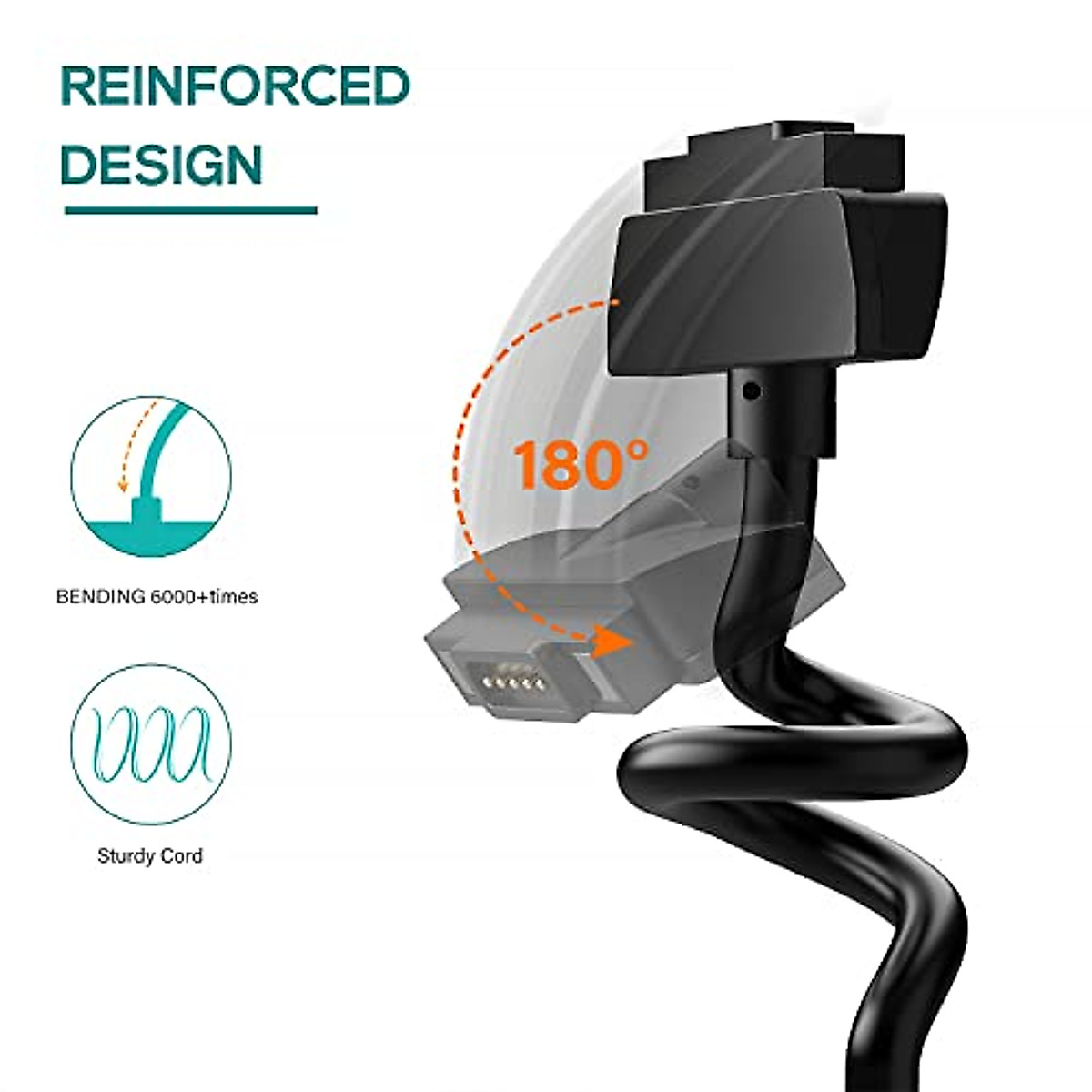 TUSITA Magnetic Charger Compatible with Sonim XP5 XP6 XP7 XP5700 XP6700 XP7700 - USB Charging Cable 5ft 150cm