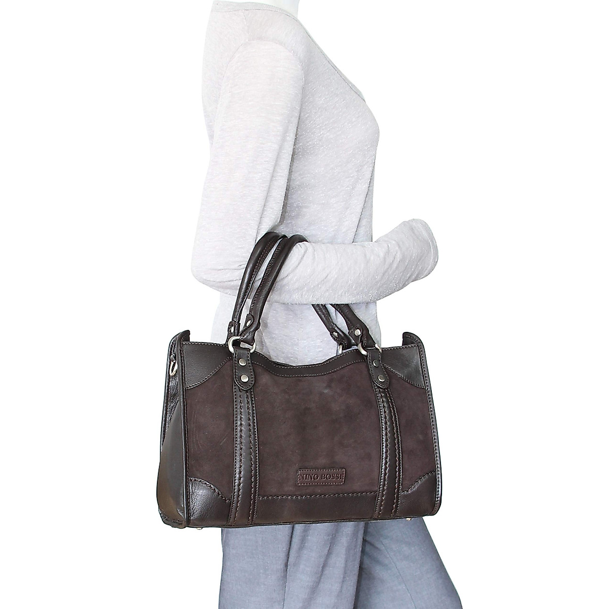 Super Sara Leather Satchel (Turquoise)