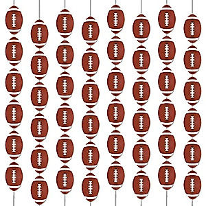 8 Packs Football Party Banners Garland Kit Football Hanging Swirl Football Party Supplies Decorations Paper Cutouts for Birthday Party Home Classroom Favor Supplies Decor