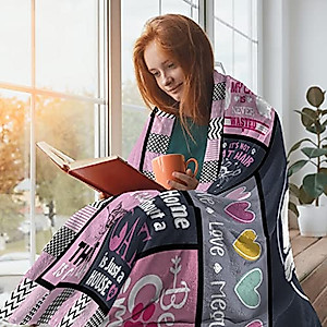 Cat Gifts for Cat Lovers, Cat Lover Gifts, Gifts for Cat Lovers Blanket 60" X 50" , Cat Lover Gifts for Women, Cat Lover Gifts for Girls, Cat Mom Gifts for Women, Birthday Gift Ideas for Cat Lovers