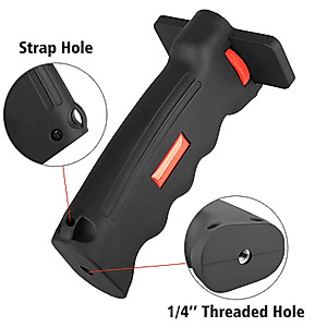 Camera Handle Grip,1/4" Camera Handheld Stabilizer with Wrist Strap,Chromlives Handle Grip Support Mount for DSLR Camera Camcorder Smartphone Action Camera Led Video Light