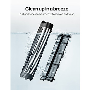 Dreo Tower Fans That Blow Cold Air, 40" Evaporative Air Cooler, Cooling Fan for Bedroom with 80° Oscillating, Remote Control, 3 Modes 4-Speed Quiet Floor Fan, Black