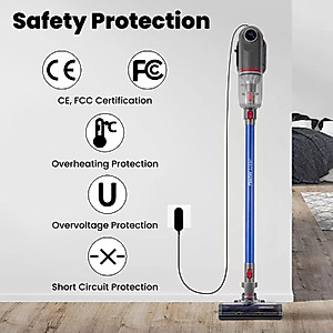 Charger Replacement for Dyson Vacuum Charger for Dyson Vacuum Cleaners V6 V7 V8 DC58 DC59 DC61 DC62 SV03 SV04 SV05 SV06 205720-02 Cordless Vacuum Cleaner Power Adapters