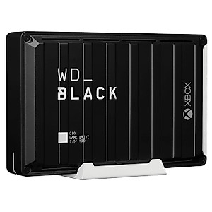 WD_Black D10 12TB Game Drive for Xbox, External HDD, USB 3.2 Gen 1 Type-A, with 1-Month Xbox Game Pass up to 250 MB/s, 7200RPM