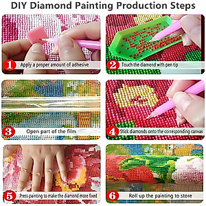 Diamond Painting Kits for Adults DIY 5D Diamond Art for Home Wall Decoration and Gift Options （19.8x15.7inch/50x40cm)