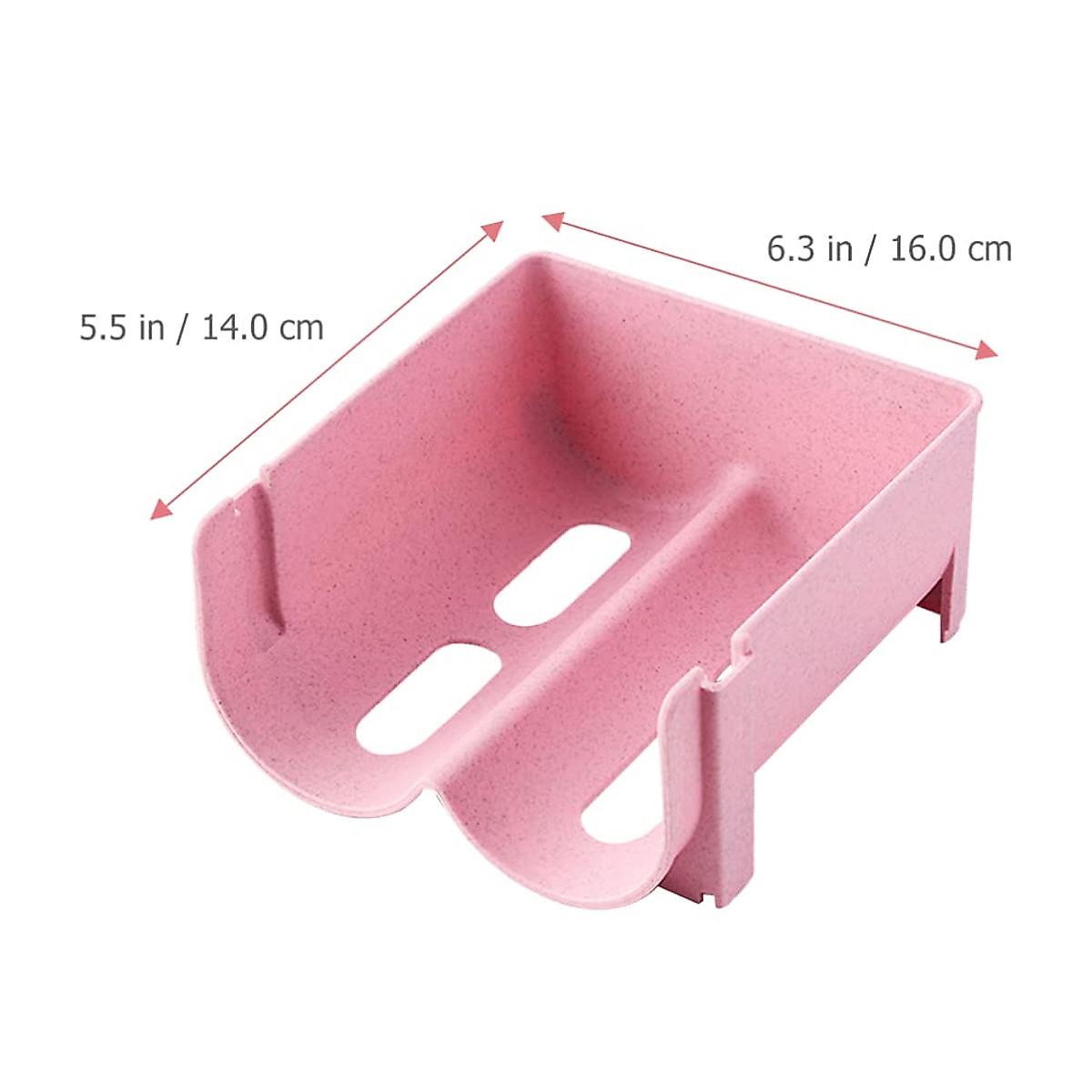 Hemoton 3pcs Refrigerator Bottle Storage Rack Wine and Water Bottle Organizer Stackable Plastic Wine Rack Beer Can Storage Box Holder for Pantry Countertop Pink