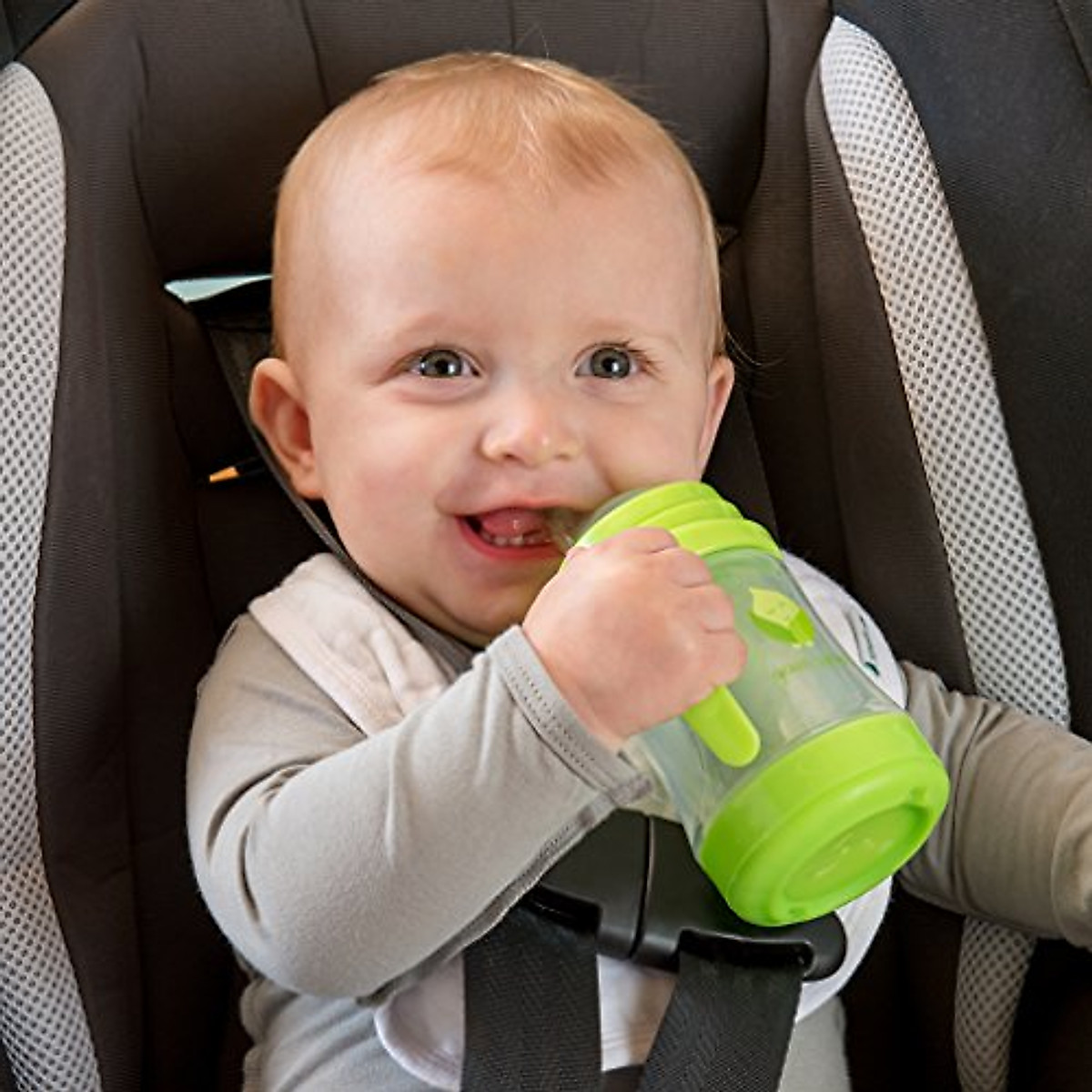 Green Sprouts Glass Sip & Straw Cup,4 Ounce