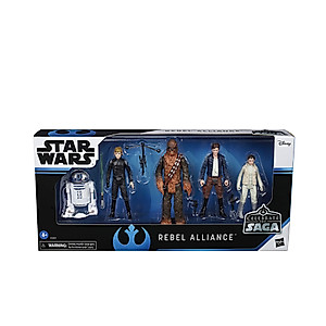 STAR WARS Celebrate The Saga Toys Rebel Alliance Figure Set, 3.75-Inch-Scale Collectible Action Figure 5-Pack, Toys for Kids Ages 4 & Up (Amazon Exclusive)