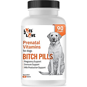 Bitch Pills - Prenatal Dog Vitamins - 90 Tablets