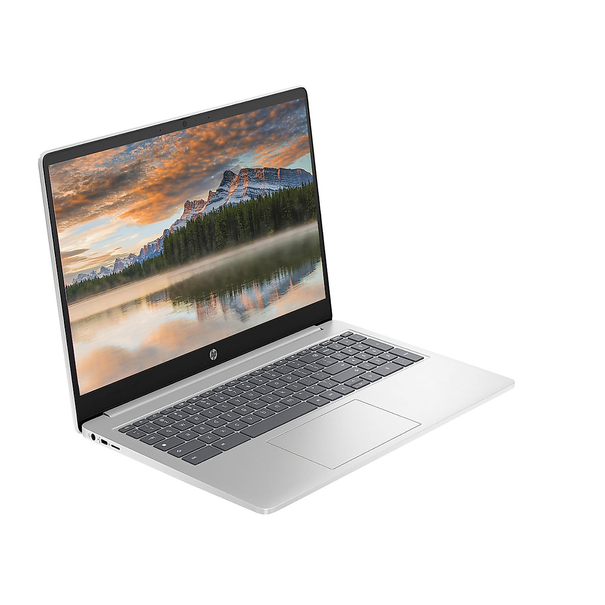 HP 2023 Chromebook Laptops for Student & Business, 15.6'' HD Computer, Intel Pcocessor N200(up to 3.7 GHz), DDR5 8GB RAM, 192GB(64GB SSD+128GB Card), USB-C, Wi-Fi, Lightweight, Chrome OS, ROKC Bundle