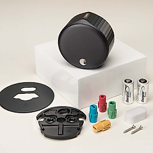 August Wi-Fi, (4th Generation) Smart Lock – Fits Your Existing Deadbolt in Minutes, Matte Black