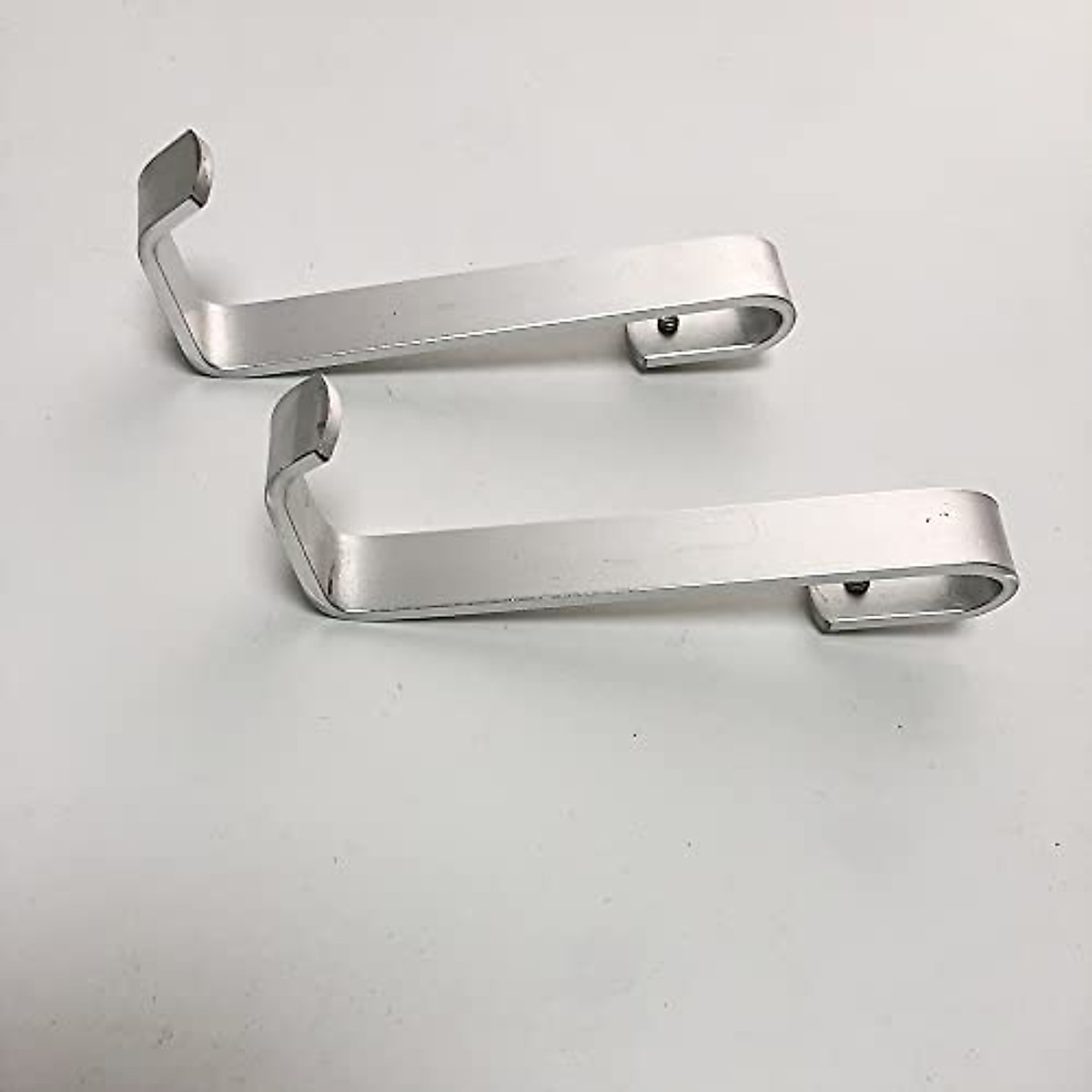 YES Time Shower Glass Door Hooks , 2 Piece Over The Door Hooks for Bathroom Frameless Glass Shower Door, Towel Hanger,Length 10cm/3.93" (Hook Inner Diameter of 9mm/0.35")