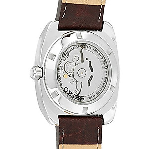 Seiko Men's Recraft Series Automatic Leather Casual Watch (Model: SNKP27)