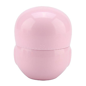 Manual Timer Cute Owl Shape Kitchen Manual Timer Mechanical Home Cooking Counters Clock(Pink)