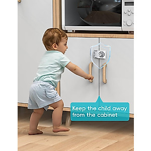 I-EASYDWW Keyed Hasp Locks, Cabinet Locks, Twist Knob Keyed Locking Hasp for Cabinet Small Door, Zinc Alloy with Iron Chrome Plating, with Keys and Screws, Silver, 2.5 Inches