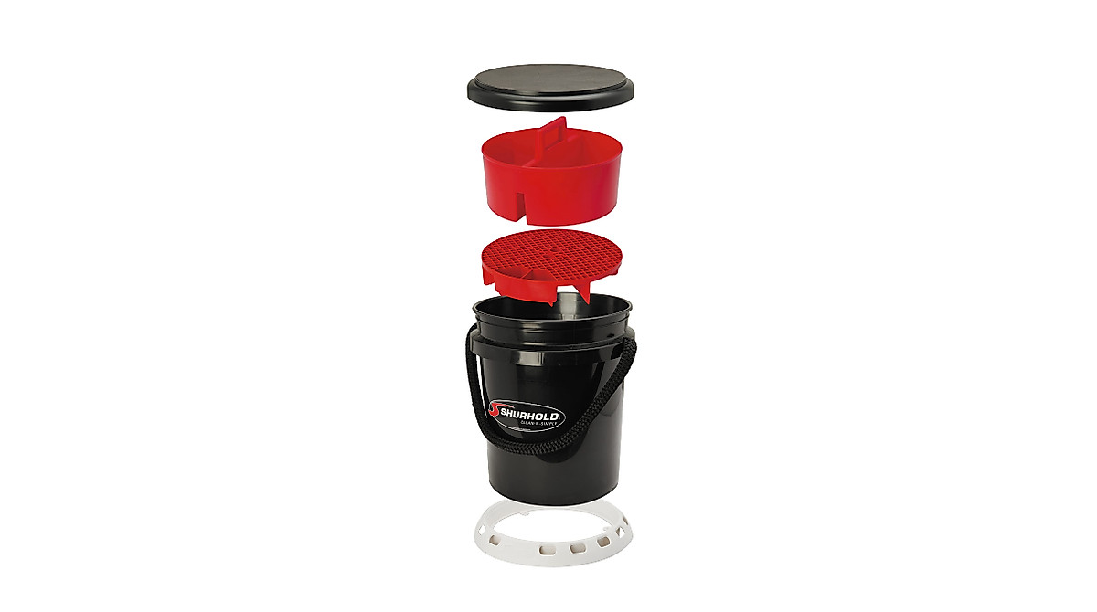 Shurhold 2464 Deluxe Bucket System - Organize & Clean Easily