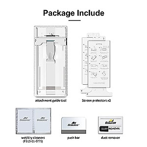 GOBUKEE Compatible for Samsung Galaxy S21 Ultra Premium Flexible PMMA Screen Protector Film, Installation Guide Tool Included, Full Edge Coverage - 2 Pack