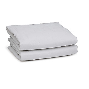 Serta Sertapedic Crib Mattress Liner Pads (Pack of 2) - 100% Waterproof with Nanotex Technology - Ideal for Potty Training - Washable (White)