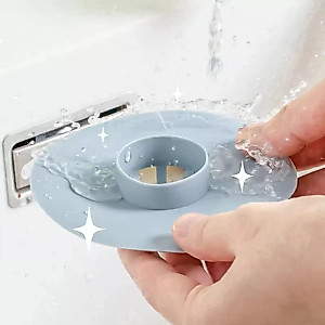 6 Pack Silicone Bathtub Stopper Sink Stopper, Bathtub Drain Hair Catcher Shower Drain Cover,Kitchen Tub Sink Drain Strainer, Bathroom Drain Plug Drain Stopper