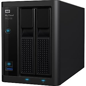 WD 12TB My Cloud Pro Series PR2100 Network Attached Storage - NAS - WDBBCL0120JBK-NESN