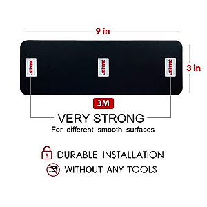 Restroom Sign for Office Door Wall – Bathroom Signs for Home and Business - Water Closet Sign Black White Sticker 9×3 in - Easy Installation Without Any Tools - Quality Guaranteed by MolnijaPro