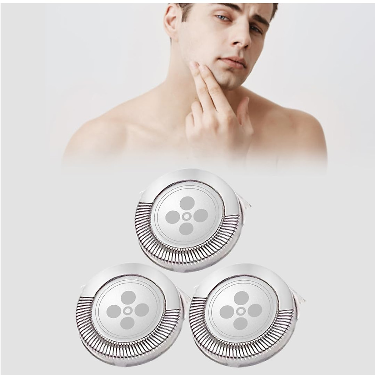 Generic Replacement Heads fit Norelco Philips HQ6 Quadra Action Shavers