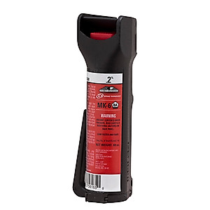 DEFENSE TECHNOLOGY First Defense OC Clip Unit Stream MK-6 .2% Solution White Band Pepper Spray (0.68-Ounce)