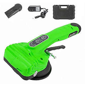 UZIAH Tile Tiling Machine, Tile Laying Vibrator, for Wall Tiles Tile Tiling Machine Hand-Held Tile Tiler for 80Cm Floor Tiles with 1 Battery