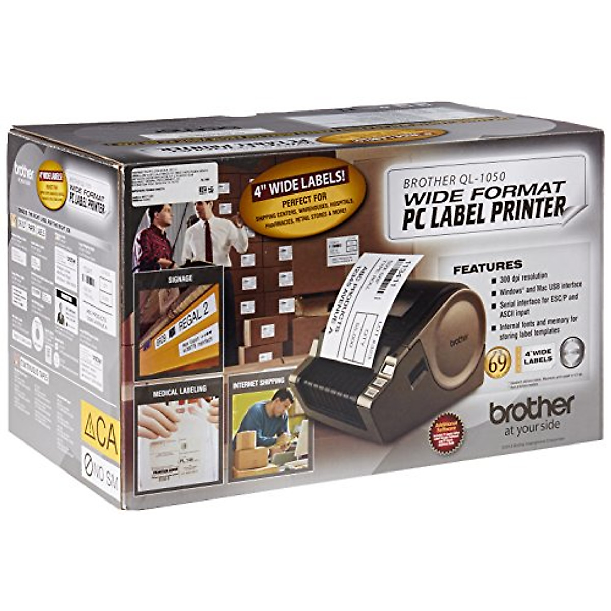 Brother QL-1050 Wide Format PC Label Printer