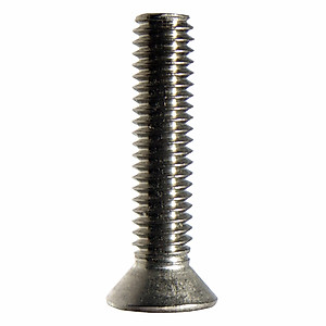 10-24 x 1/2" Flat Head Machine Screws, Phillips Drive, Stainless Steel 18-8, Full Thread, Bright Finish, Machine Thread, Quantity 100 by Fastenere