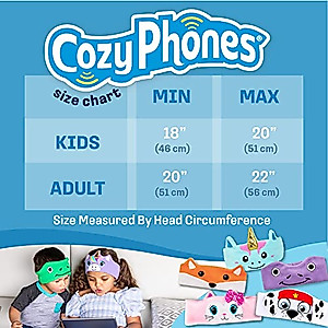 CozyPhones Kids Headphones, Headband Earphones for Children Baby & Toddlers 1-3, Stretchy & Comfy Travel Accessories - Brown Puppy Dog
