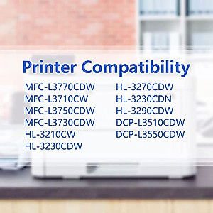 MANDBOY Compatible TN227 2BK/1C/1M/1Y Toner Cartridge Replacement for Brother HL-3290CDW 3210CW 3230CDW 3270CDW Printer, 5/Pack TN 227